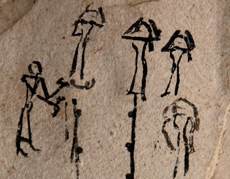 An Egyptian Ostracon with a Disheveled Mourner. | HAIR AND DEATH IN ...